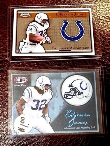 2 Indianapolis Colts EDGERRIN JAMES NFL Football Pacific Trading Cards ...