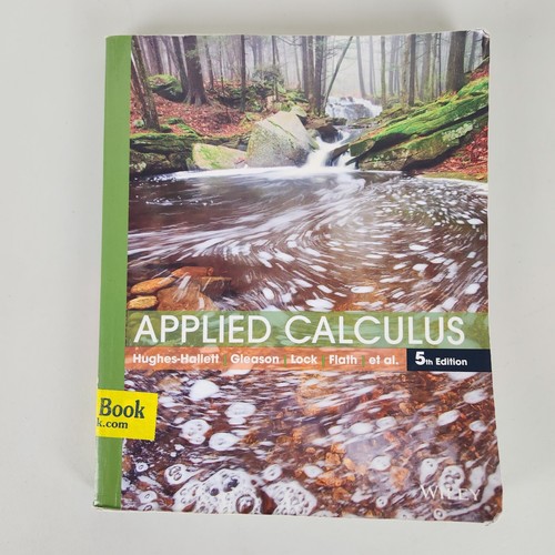 Applie Calculus 5th Edition Hughes Hallett Gleason Lock Flath Wiley ...