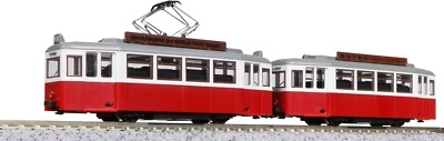 Kato 14-806-3 N Scale My Tram Classic Duewag T2 Streetcars Set Red ...