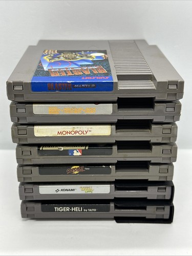 7 NES Games Nintendo Entertainment System All Cleaned & Tested Free ...