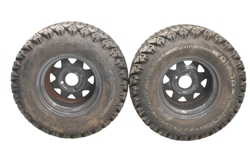 16 Kubota RTV400CI Rear Wheels Rims & Tires 350 Mag Off Road 4/110 12X8 ...