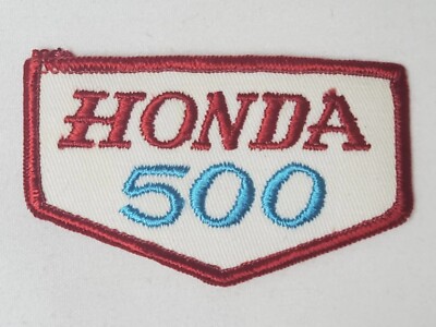 Vintage NOS Patch Honda 500 Motorcycle Hat Shirt Jacket | eBay