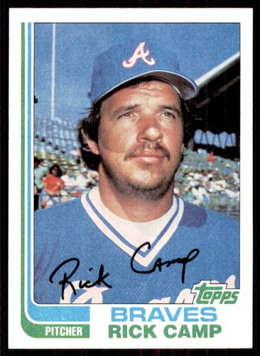 1982 Topps Set Break #637 Rick Camp Atlanta Braves | eBay