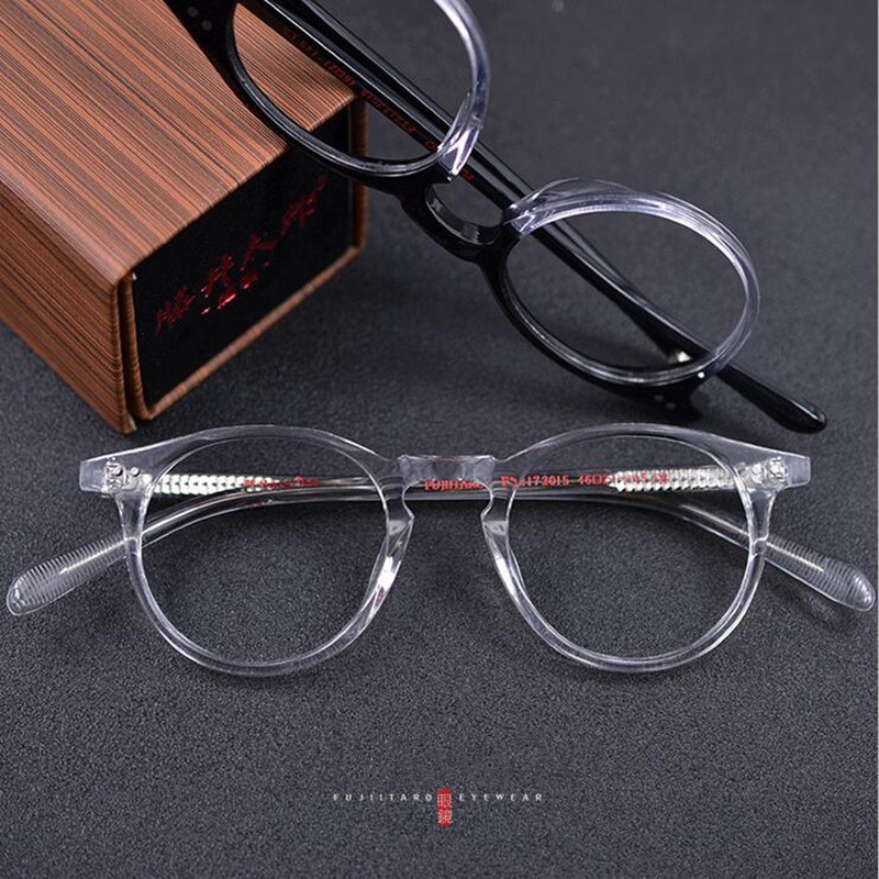 Vintage Oval Round Handmade Eyeglass Frames unisex Full Rim Rx able ...