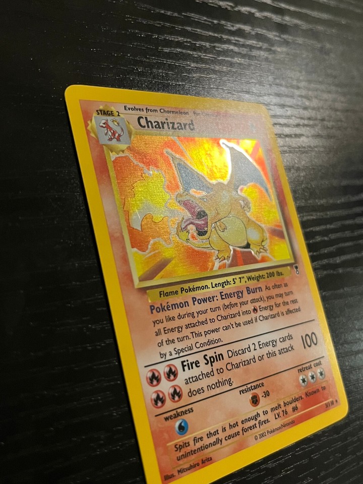 Beautiful Holo Rare Pokemon Card Legendary Collection Charizard 3/110 ...