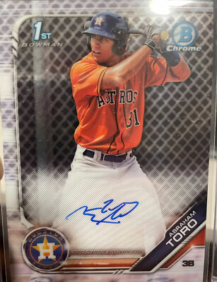 2019 Bowman Chrome ABRAHAM TORO RC Auto!!! | eBay