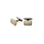 Designer - Fred Bennett Octagonal Cufflinks with Gold Plated detail ...