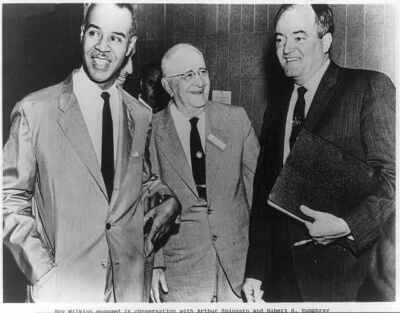 Photo:Arthur Barnette Spingarn,Hubert Humphrey,Roy Wilkins | eBay