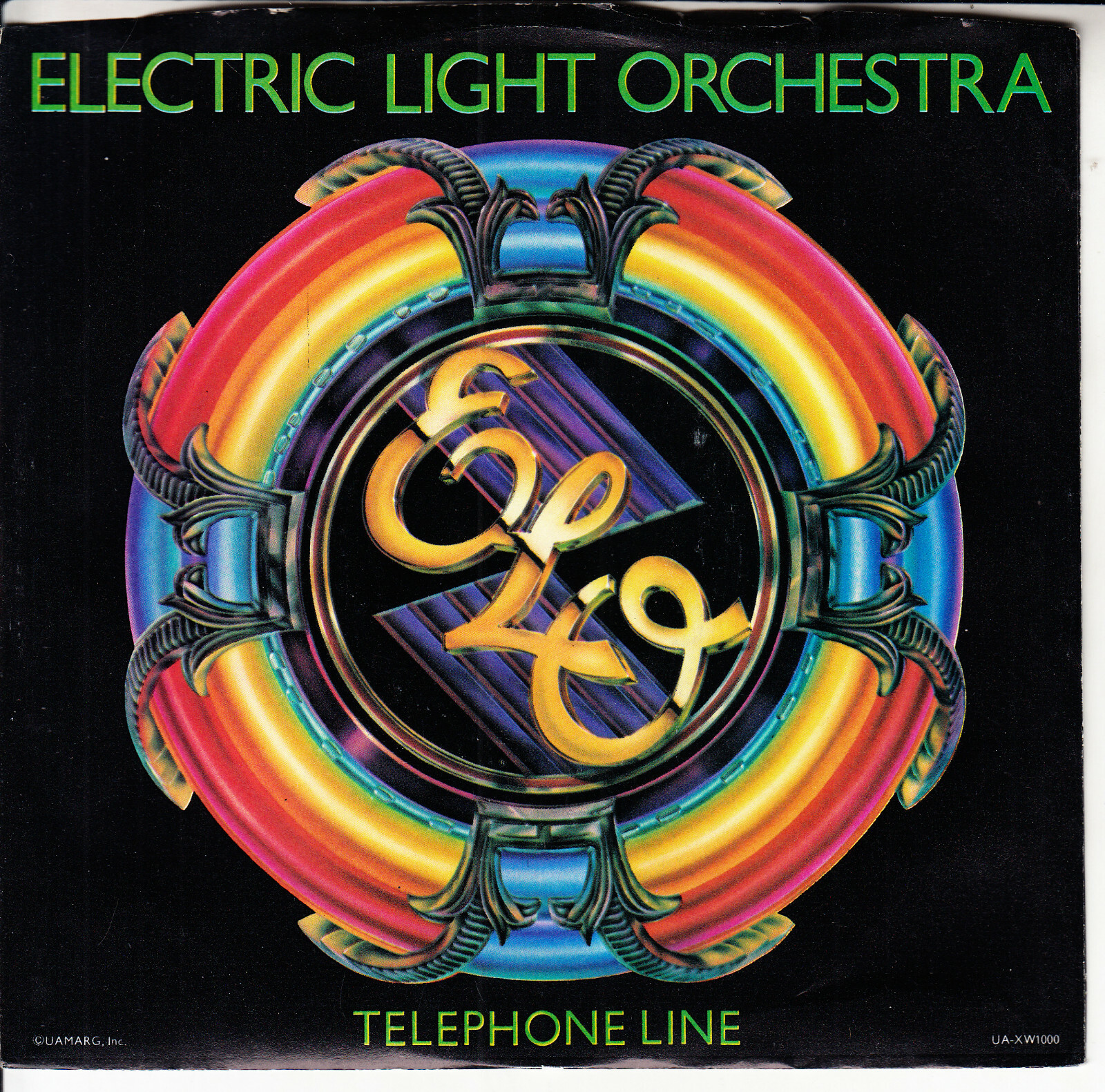 ELECTRIC LIGHT ORCHESTRA Telephone Line E.L.O. PICTURE SLEEVE 7" 45 ...