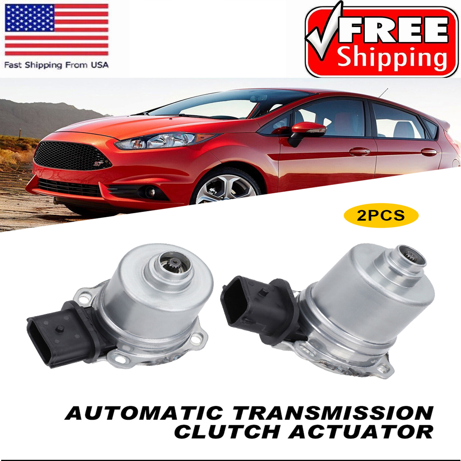 2x Automatic Transmission Clutch Actuator For 2011 2012-2016 Ford ...