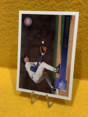 1996 Topps Ryan Sandberg Card #356 (NEAR MINT-MINT) Chicago Cubs | eBay