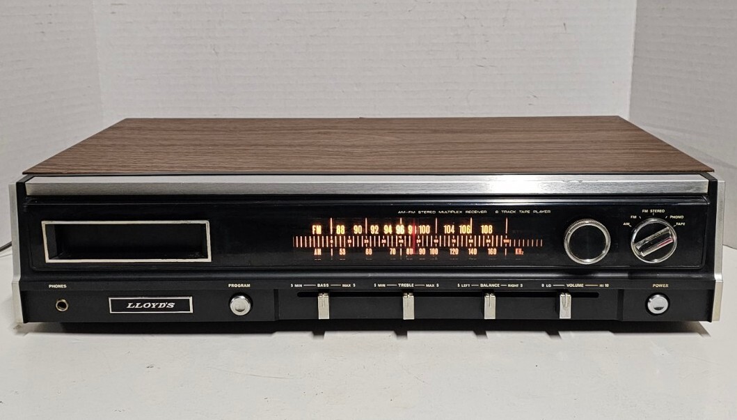 VTG LLOYD's AM/FM, Phono, 8-Track Receiver 8601-185A, Made in JAPAN ...