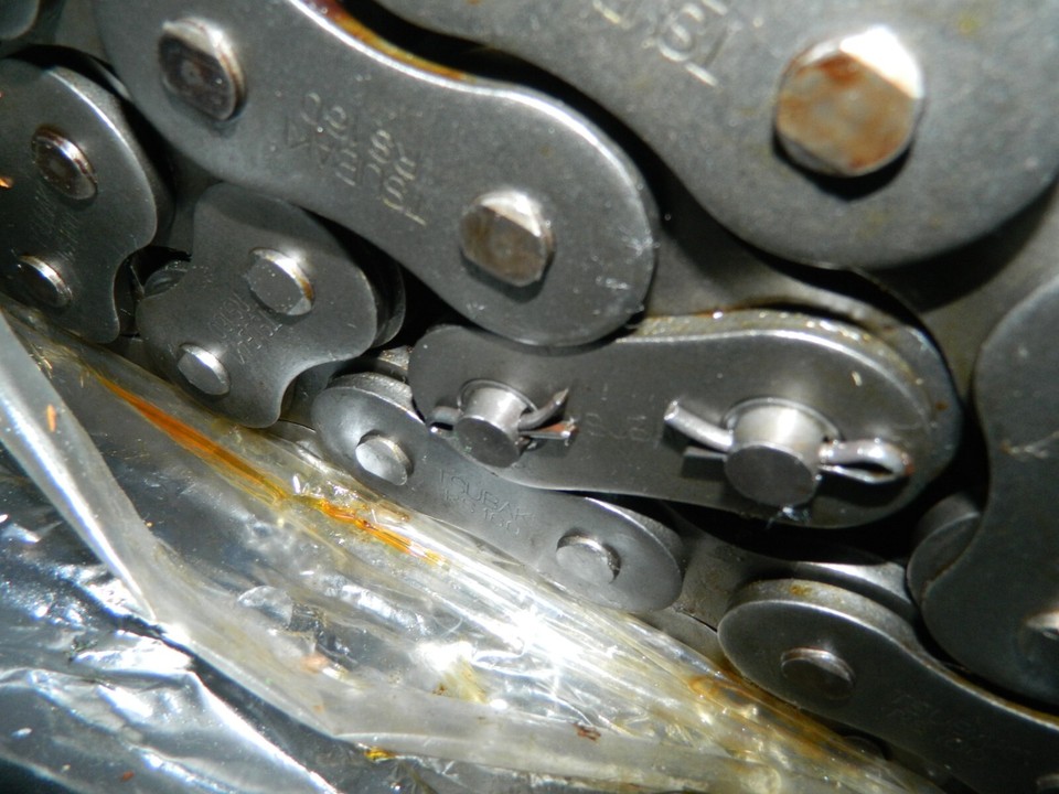 TSUBAKI RS160-3 Roller Chain 160 Pitch Triple Strand Riveted 10' W/Link ...