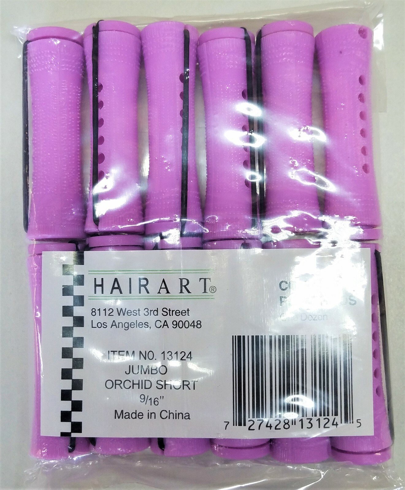 HAIRART Large Long Concave Perm Rods Grey (Diameter 3/8 inch/Model ...