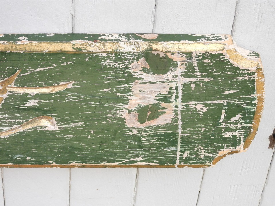 Antique Nautical Maritime "Hoban's Camelot" Yacht Boat Transom Name ...