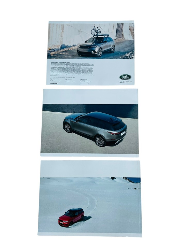 Range Rover Velar 2018 / Sport / Accessories Owners Manual Handbook 3 ...