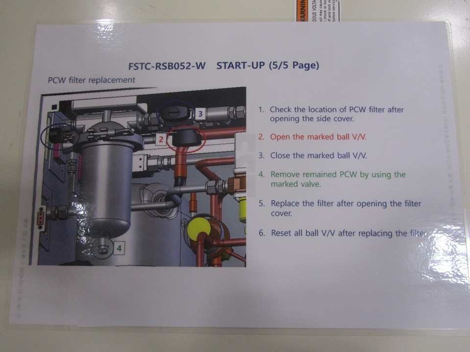 FST Water Chiller FSTC-RSB052-W Fine Semitech Axcelis 110168600 ...