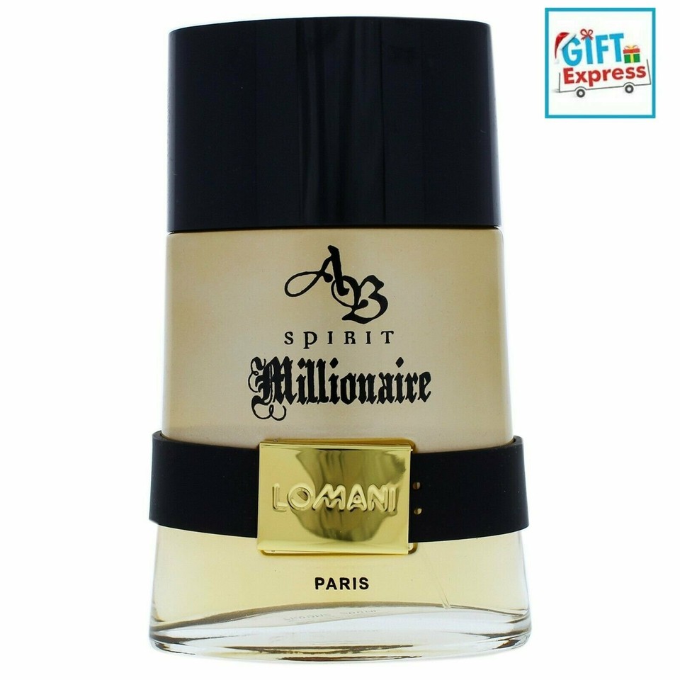 AB Spirit Millionaire by Lomani 6.6 oz EDT Cologne for Men Brand New In ...