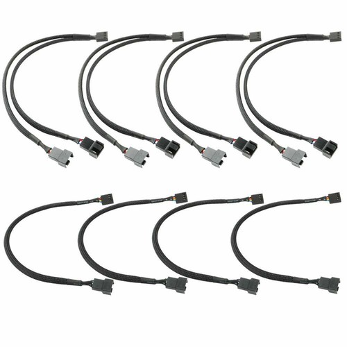 KINYOOO PWM Fan Cavo, 4 Pin/3 Pin PC Alimentazione Ventola Cavo 1 a 2 ...