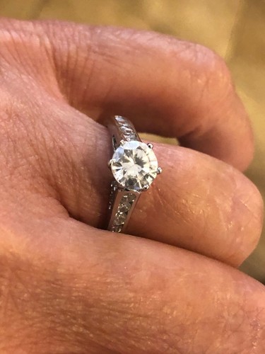 DBJ Sterling Silver 925 with Solitare CZ, Engagement Ring Size 8 BH | eBay