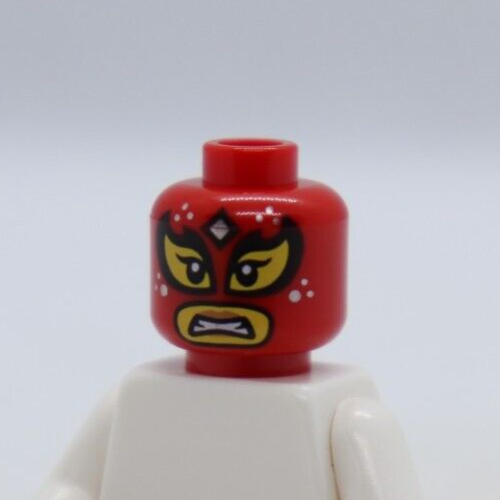 HEAD - RED Balaclava Scorpion Lichadora 60322 stuntz LEGO® Minifigure ...