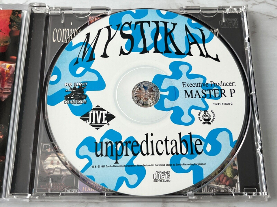 Mystikal Unpredictable CD ORIGINAL 1997 Jive 01241-41620-2 Snoop Dogg ...