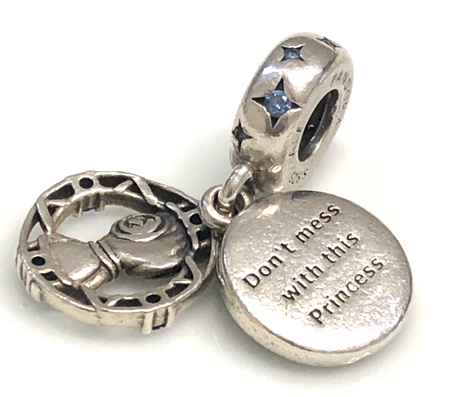 AUTHENTIC 2020 PANDORA STAR WARS PRINCESS LEIA DANGLE CHARM 799251C01 ...