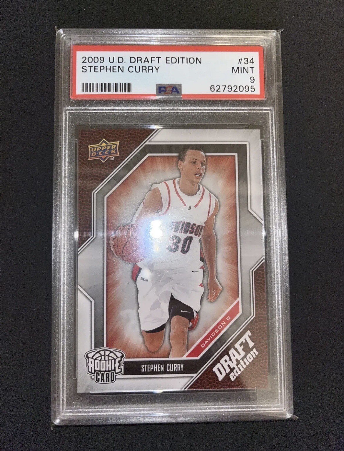 PSA 9 Stephen Curry (Rookie Card) 2009-10 Upper Deck Draft Edition ...