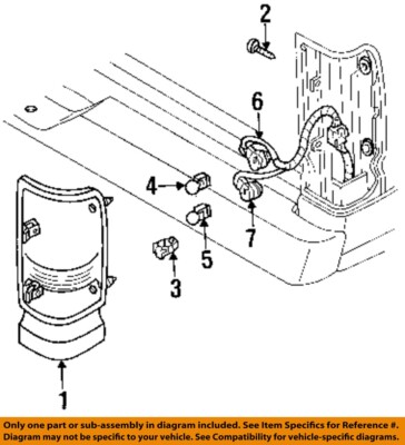CHRYSLER OEM 84-20 1500 Rear Lamps Combination Lamps-Tail Lamp Bulb ...