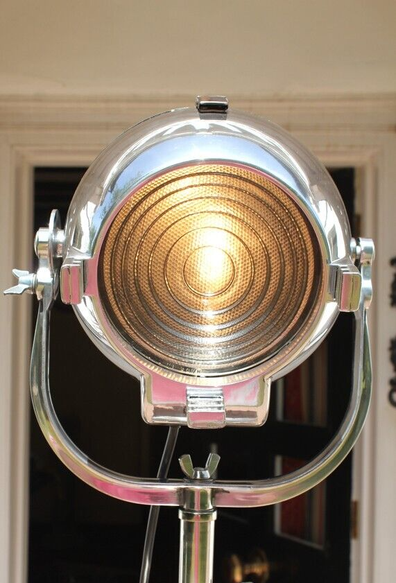 RESTORED RANK STRAND PATT 123 THEATRE STAGE FILM FLOOR LIGHT LAMP ...