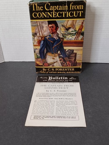 The Captain From Connecticut by C.S. Forester 1941 1st Edition HCDJ ...