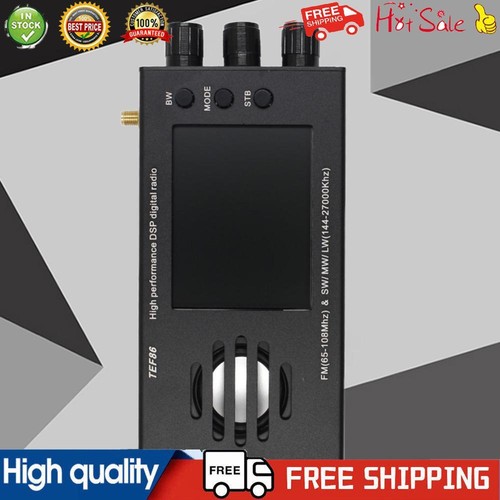 TEF6686 Stereo DSP Radio with Battery 3.2 Inch LCD Fun Portable ...