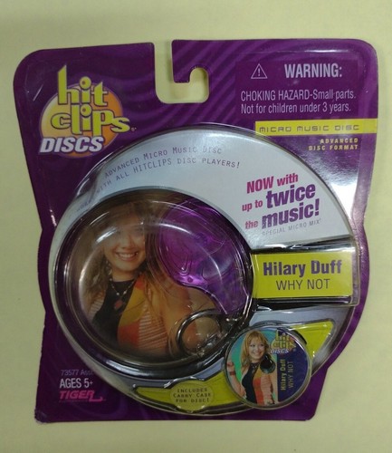 New vintage Hit Clips Discs Hilary Duff Why Not music disc song nib ...