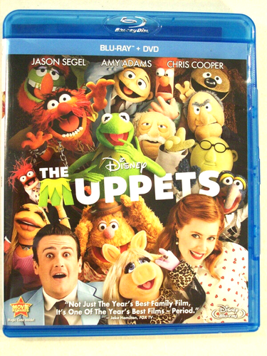 Disney The Muppets Blu Ray DVD Combo, Amy Adams, Jason Segel ...