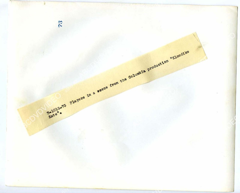 o6130 1943 orig photo barroom brawl fight sequence b film Klondike Kate ...