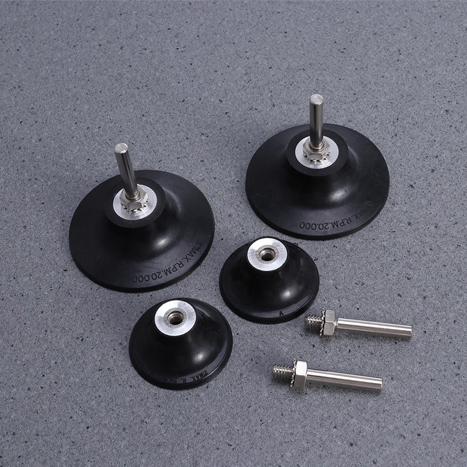 4 Pcs Sanding Attachment for Electric Drill Disc Pad Holder Disk | eBay ...