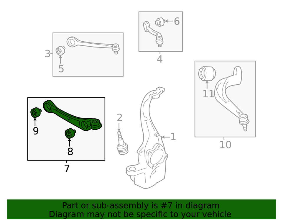 Genuine Audi Ft Lower Control Arm 4K0-407-151-B | eBay