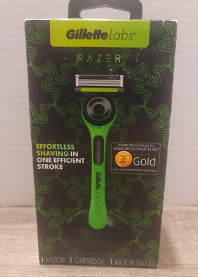 NEW Gillette x Razer Men Razor Limited Edition Gillette Labs Razer ...