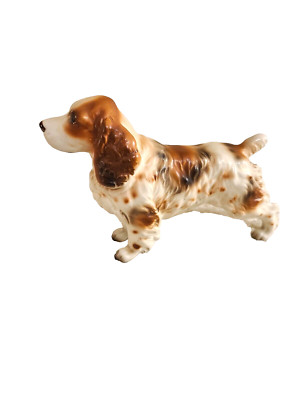 Vintage LEFTON Ceramic Dog Figurine SPRINGER SPANIEL H7326 JAPAN ...