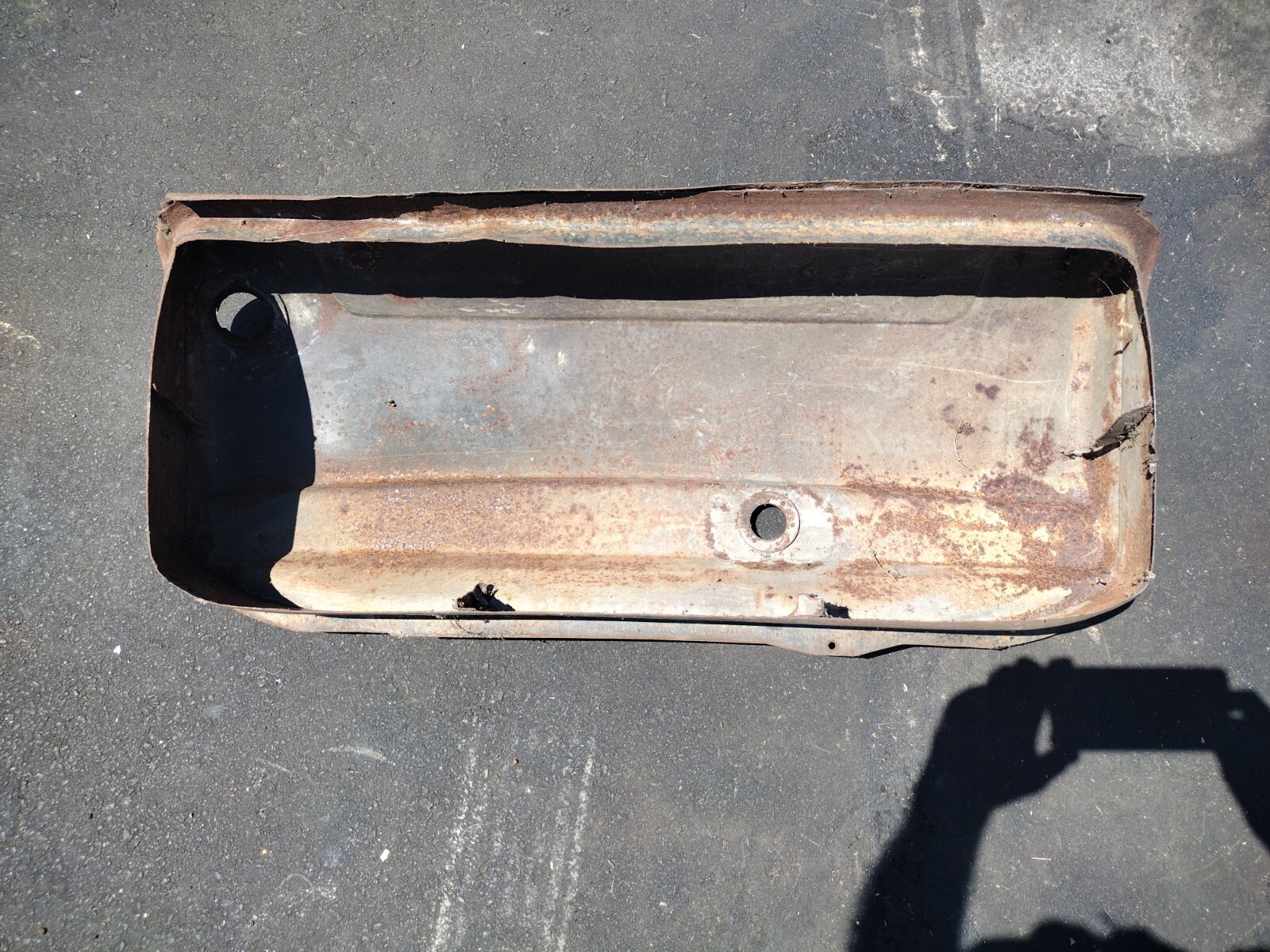 Original 1932 FORD GAS TANK Top;Car hot rod street.Fits.Bottom cut out ...
