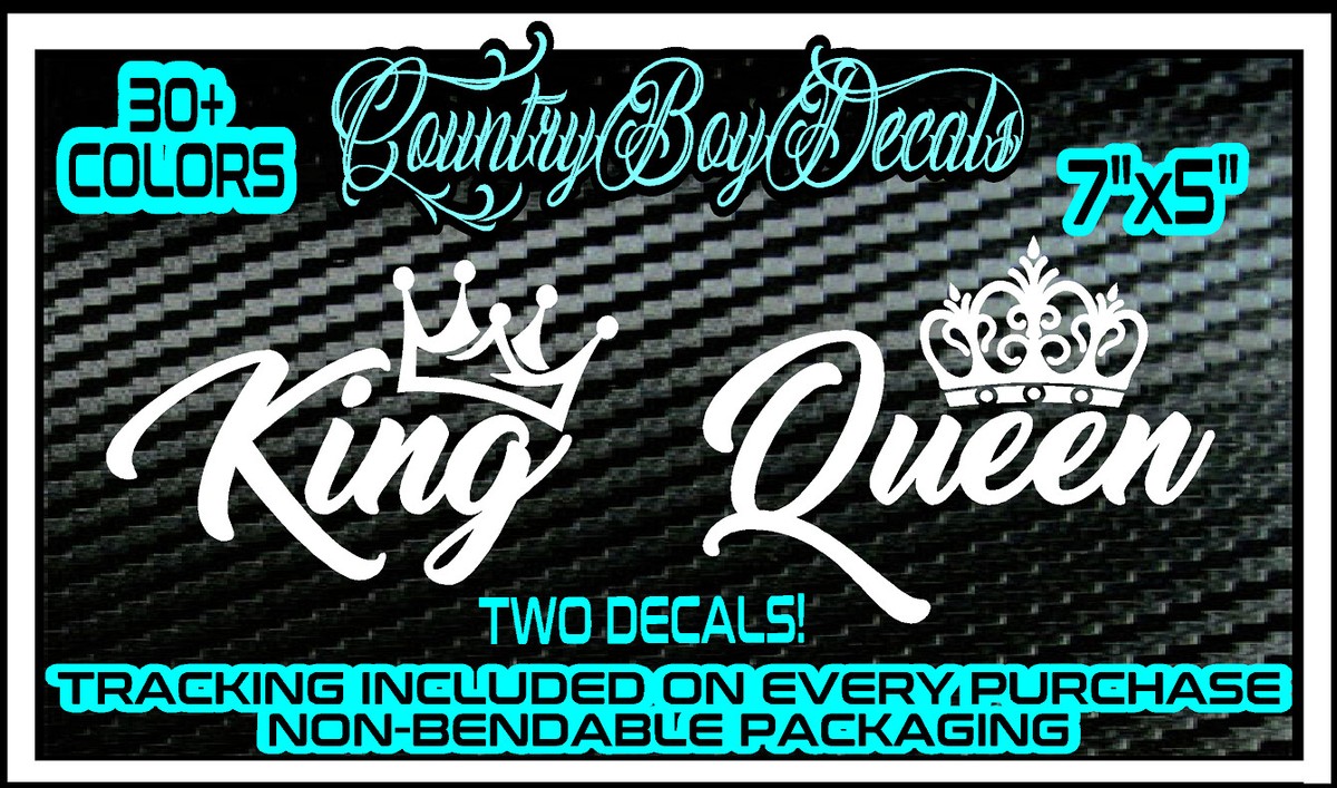 Crown B Queen Car Window Decal New Vehicle Crown Amazon.com: 4 Pieces