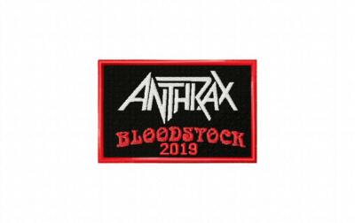 Anthrax Bloodstock 2019. Souvenir Embroidered Cloth Patch | eBay UK