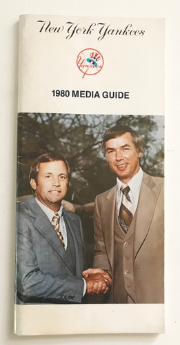 1980--NY YANKEES --MEDIA GUIDE--NMT | eBay