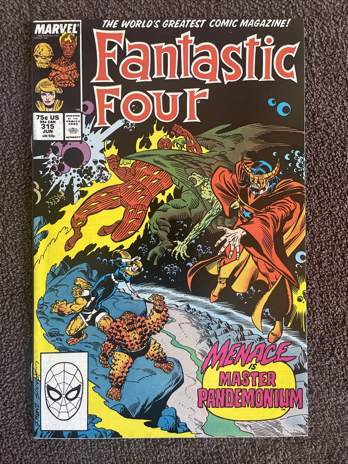 FANTASTIC FOUR #315 (Marvel, 1988) Master Pandemonium | eBay