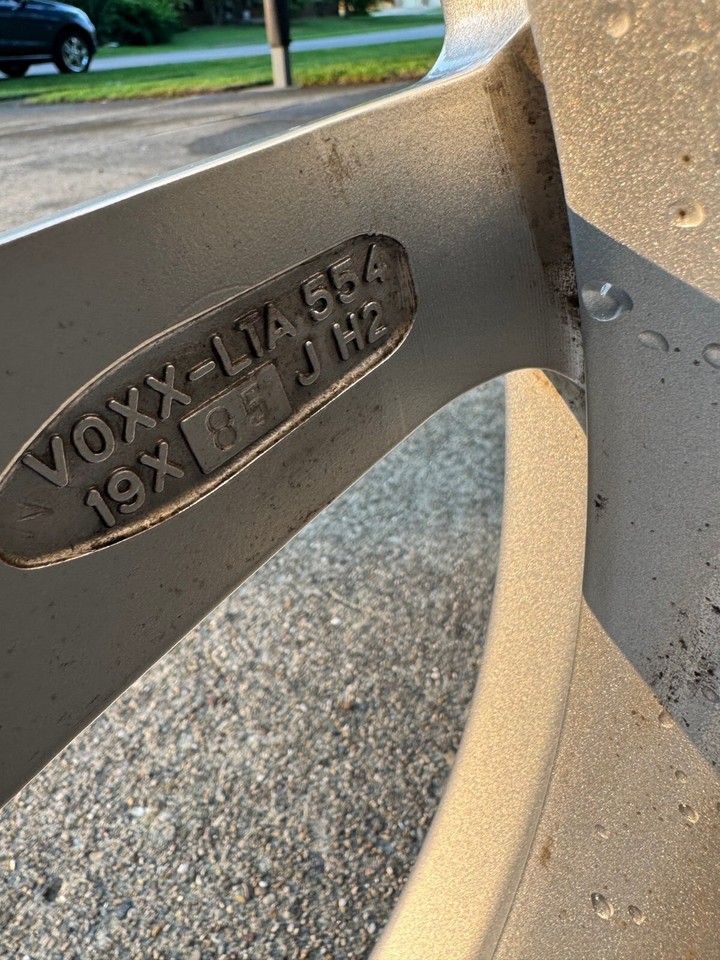 Used 19-inch Voxx (Modena) rims set of 4... Color: Silver Machined Face ...