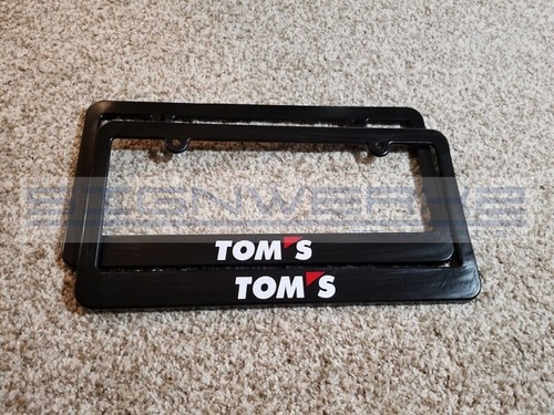 Toms License Plate Frames Toyota Racing FRS A90 RCF RC ISF 2 colors ...