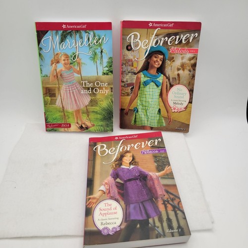 American Girl Book Lot Beforever Character * MARYELLEN * MELODY ...