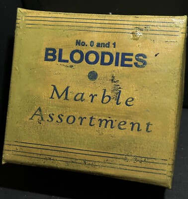 1 Peltier Glass Company Bloodies Marble Box For Size 0 And 1 | eBay