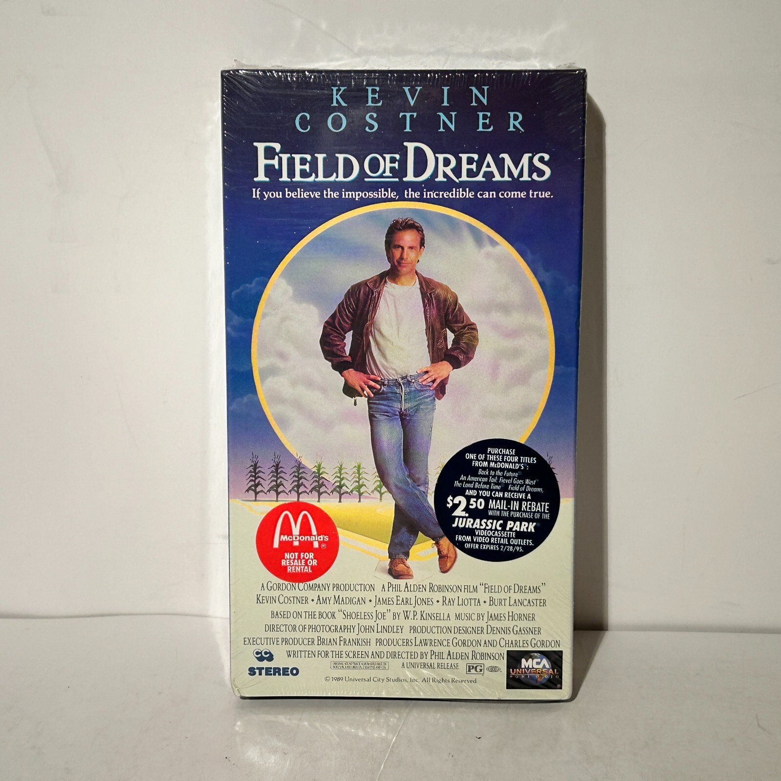 Field of Dreams MCA Watermark McDonald's 1989 @1992 SEALED *BUY 2 GET 1 ...