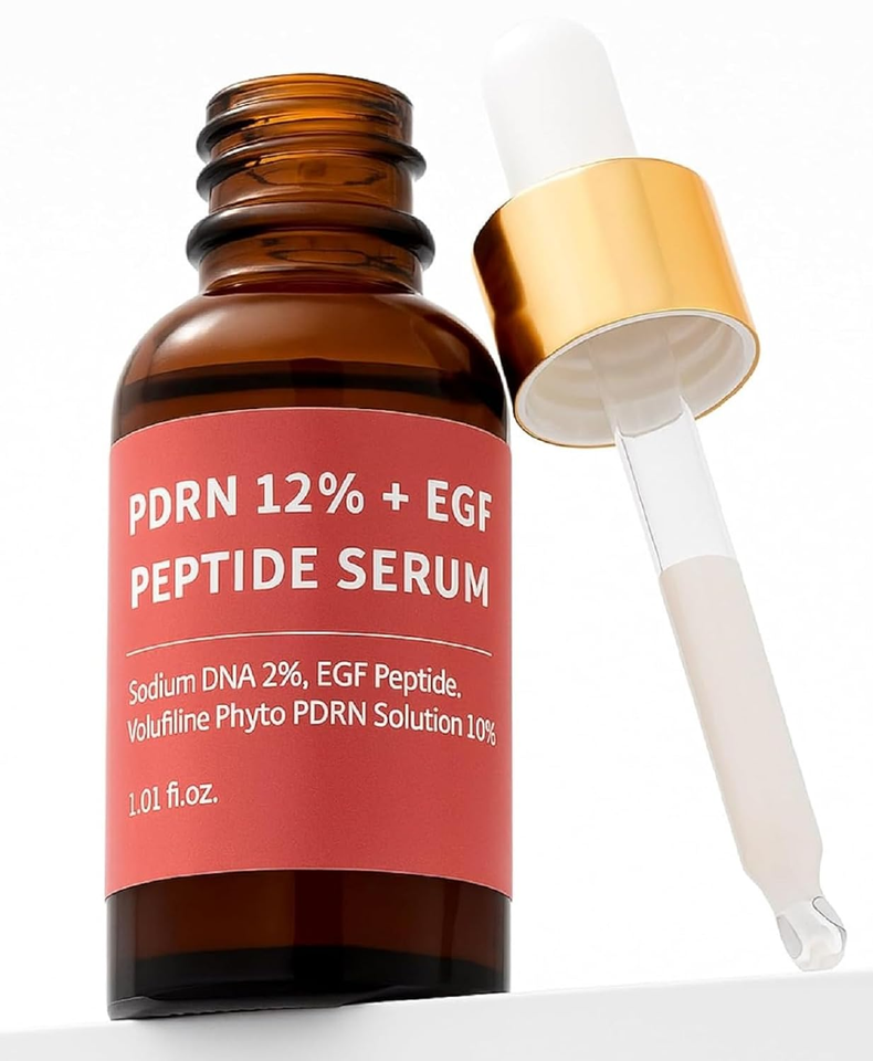Salmon DNA PDRN 120,000 Ppm EGF Peptide Microneedling Serum W ...